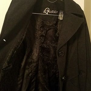Guess | Jackets & Coats | Guess Womens Medium Wool Coat Long | Poshmark